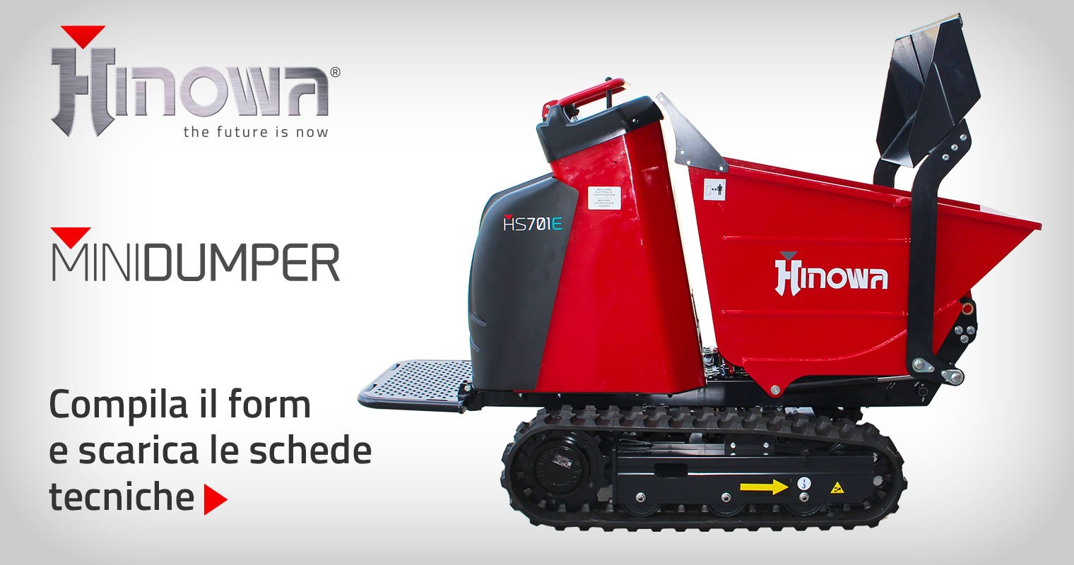Nuovo minidumper elettrico Hinowa: maggiori prestazioni per interni ed ...