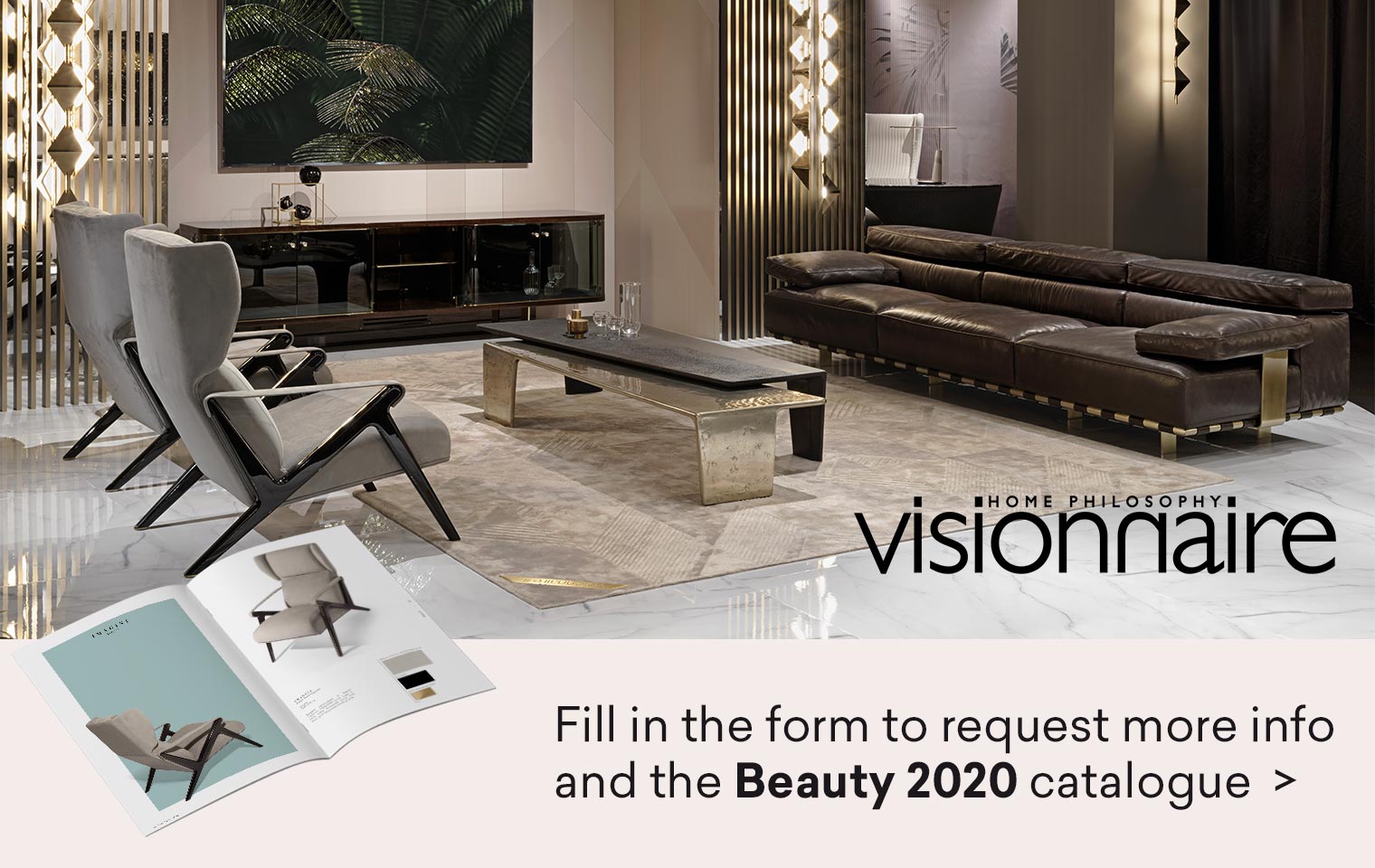 The Art Design inspires a new collection: Visionnaire Beauty 2020