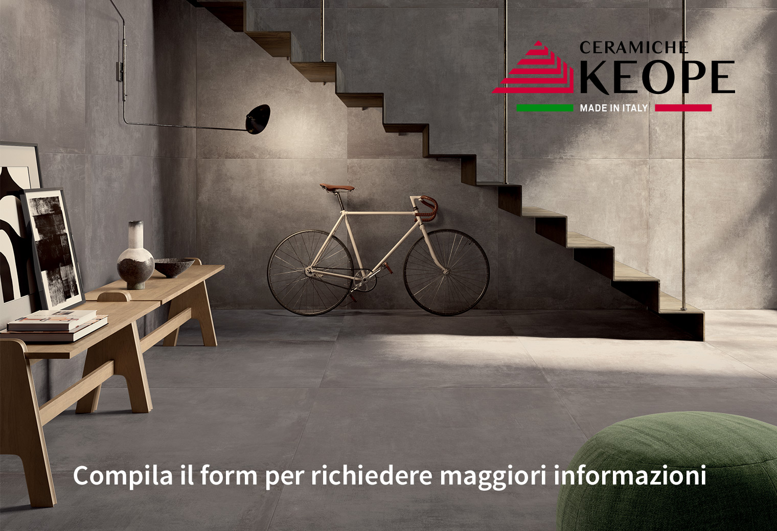 Ceramiche Keope Noord: equilibrio perfetto tra minimal e industrial