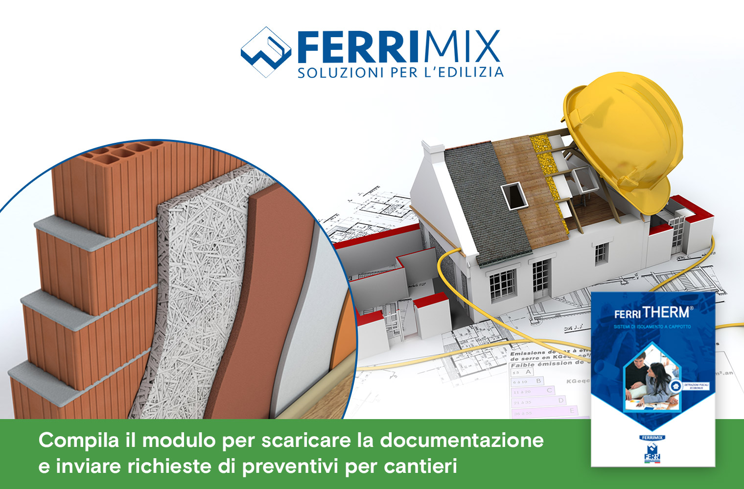 Sistema a cappotto Ferrithem per l'Ecobonus 110%